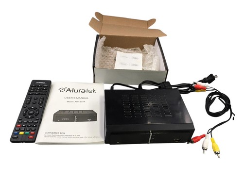 ALURATEK DIGITAL TV CONVERTER BOX+DIGITAL VID RECORDER HD 1080 ADTB01F ...
