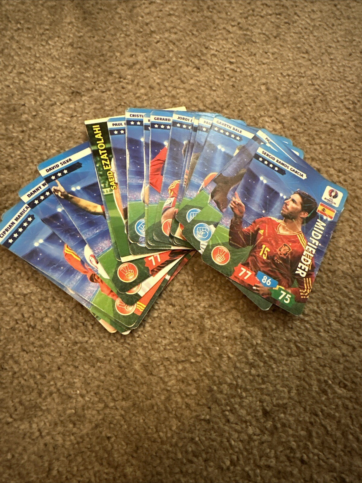 EURO 2016 Football Cards Exactly 23 Cards Vintage | eBay UK
