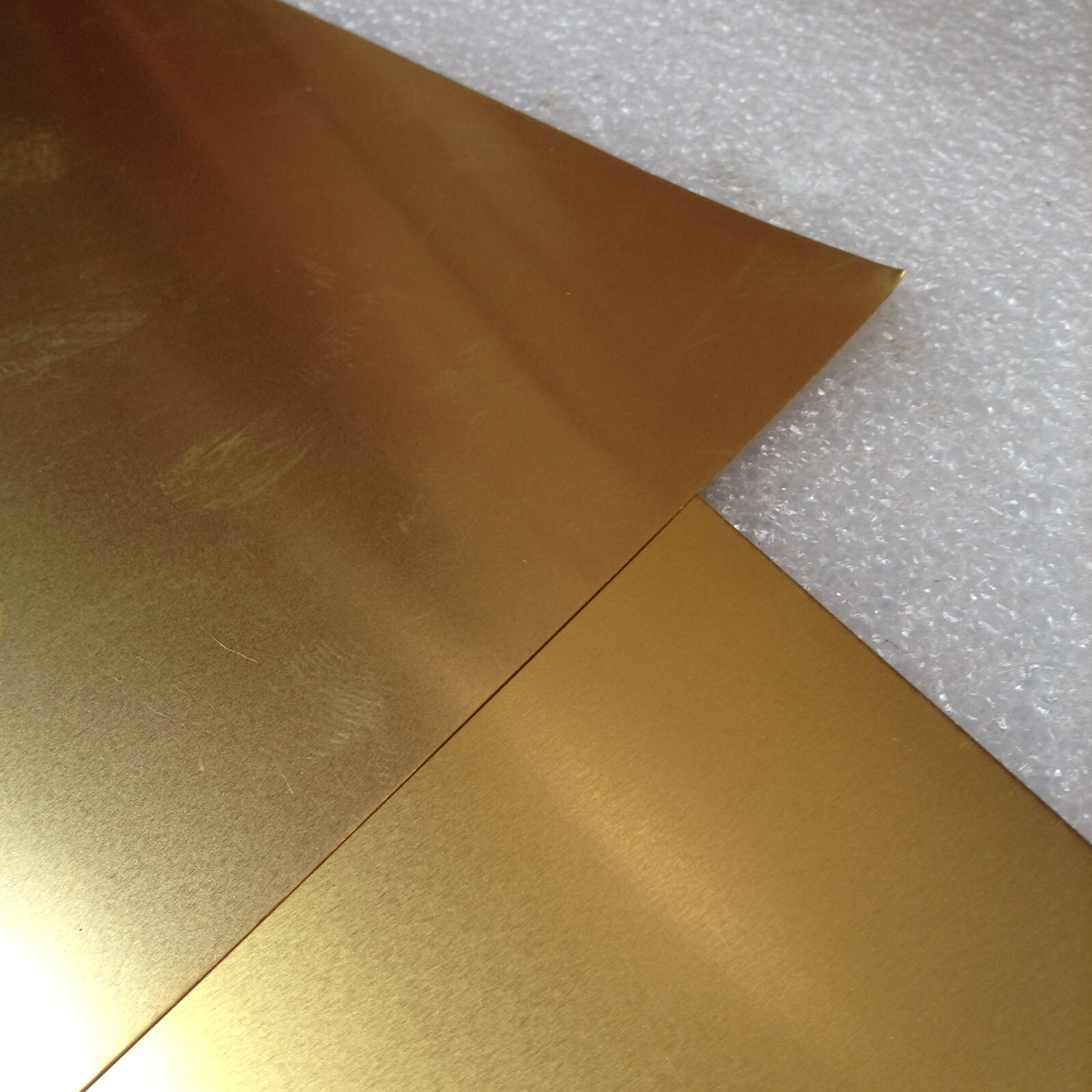 BRASS SHIM 300mm x 200mm x 0.25mm thick Thin Sheet Material (0.010 ...