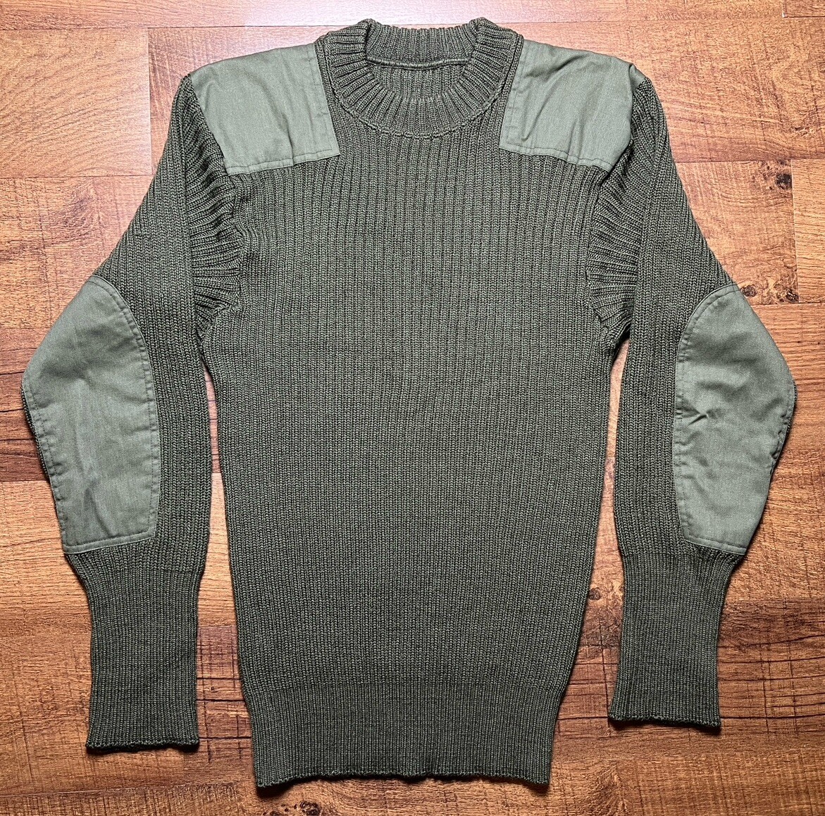 Genuine British Army Men’s Green Commando Wool Jumper… - Gem