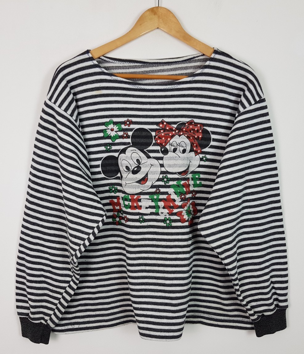 VINTAGE RETRO 90S BOLD DISNEY MICKEY MINNIE MOUSE USA… - Gem