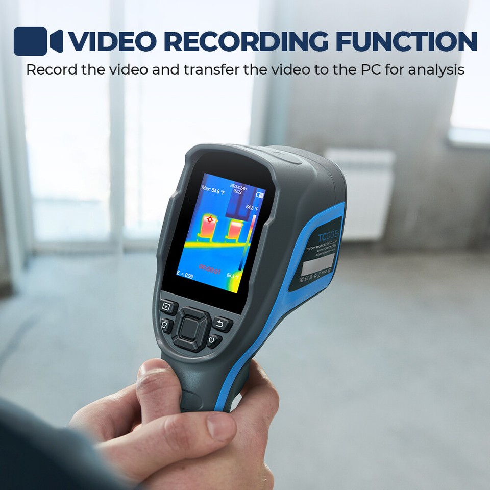TOPDON TC005 256 x 192 IR Resolution Thermal Camera with 2MP Visual ...
