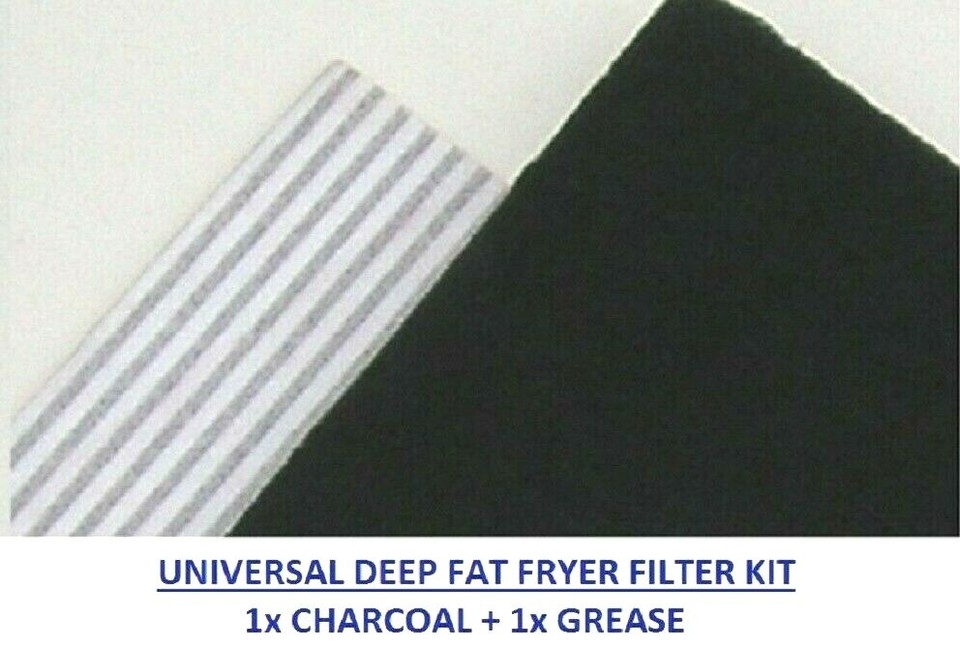 Universal Deep Fat Fryer Filter Kit Cut to Fit All Fryers Chlorine Free ...