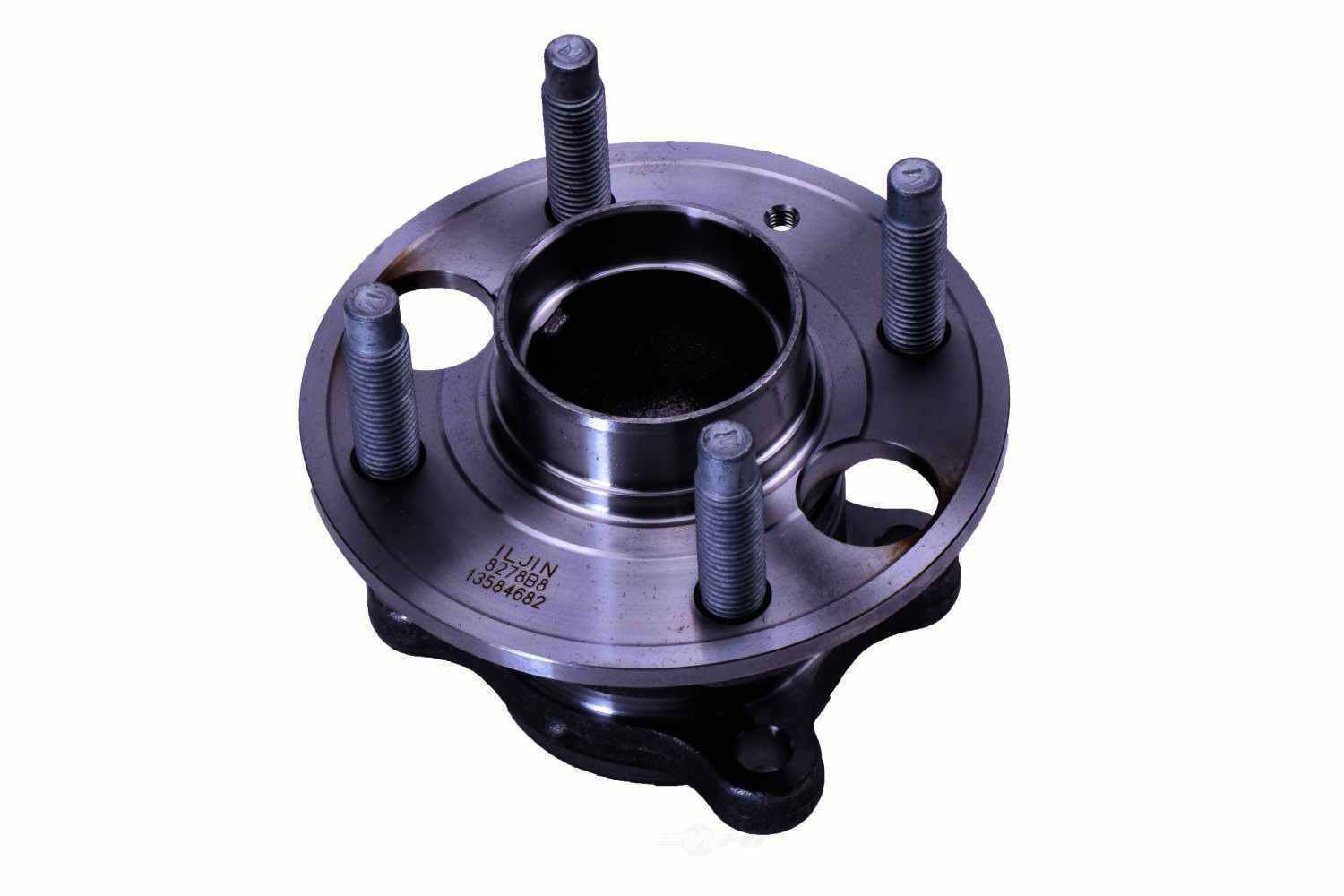 Wheel Bearing and Hub Assembly-LS, Front Disc, Rear Drum, 4-Wheel ABS ...