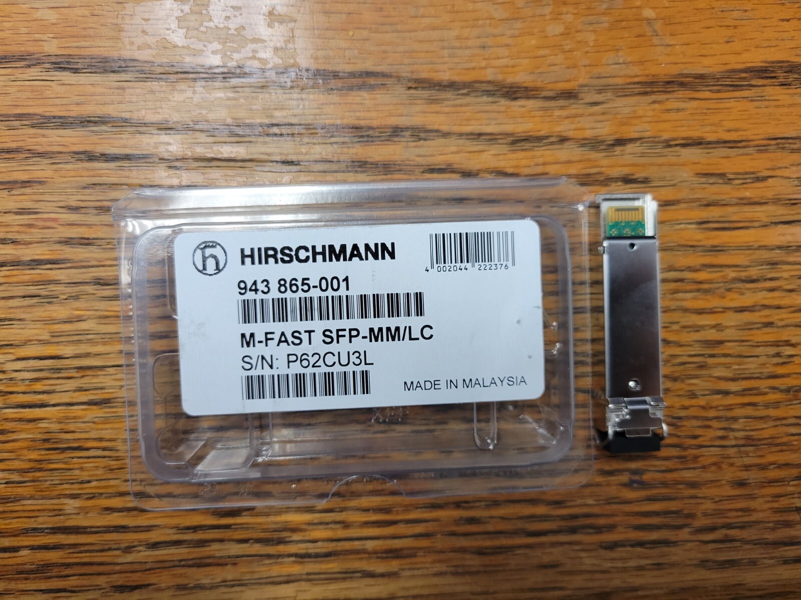 Hirschmann M-Fast SFP-MM/LC Fiberoptic Transceiver | eBay