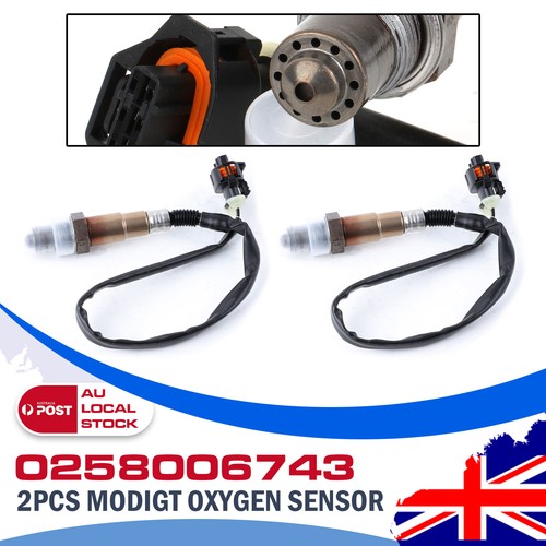 2x MODIGT Oxygen Lambda Sensor 4 Wire For Holden Commodore VZ VE OE ...