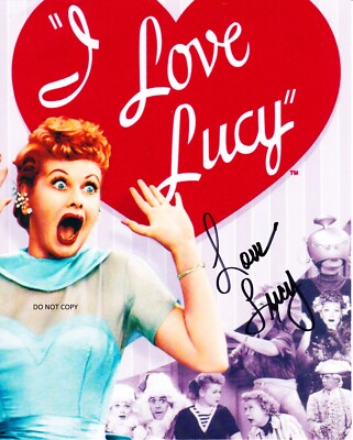 LUCILLE BALL Autographed Signed 8x10 Reprint Photo #3 - I Love Lucy ...