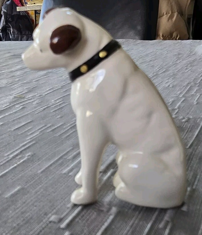 Vintage RCA Victor Phonograph Nipper Dog His Master's Voice Porcelian ...