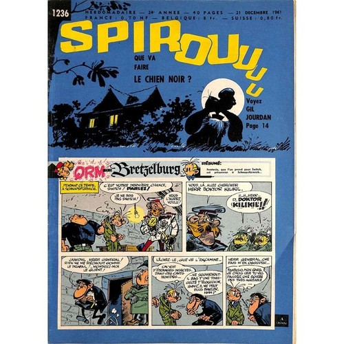 Spirou 1961/12/21 n°1236 (avec le mini-récit) | eBay