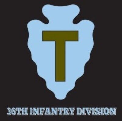 U.S. Army 36th Infantry Division #2 Window Wall Vinyl Decal Sticker ...