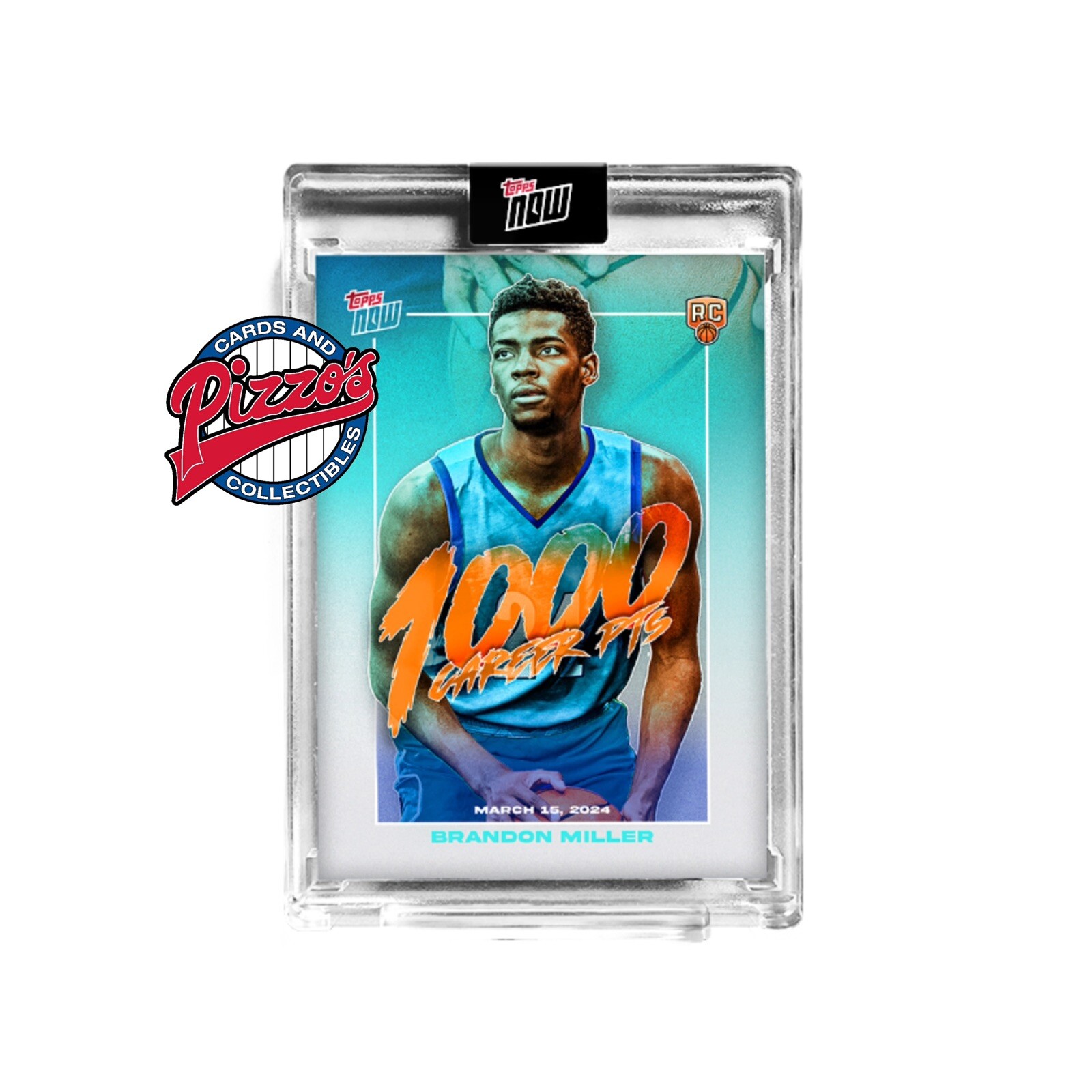 Brandon Miller RC 1,000 Points 2023-24 TOPPS NOW Basketball Card BM-1 ...
