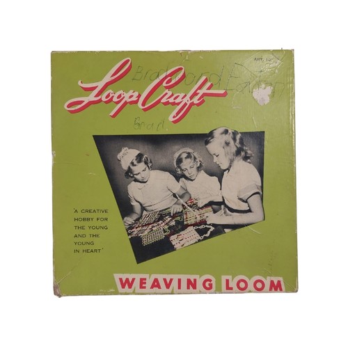 Vintage Loop Craft Weaving Loom Nelly Bee Products In Box Red Metal ...