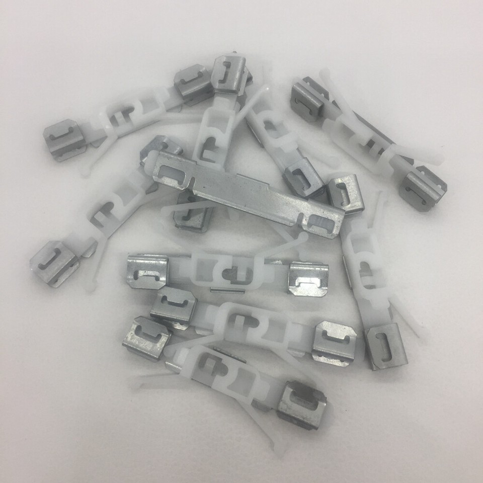 10 Pillar & Exterior Trim Glass Weatherstrip Clips For Volvo 30753556 ...
