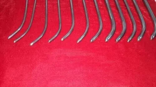 Lister Urethral Sound Male Dilator Set Of 12 Dilators Urology ...
