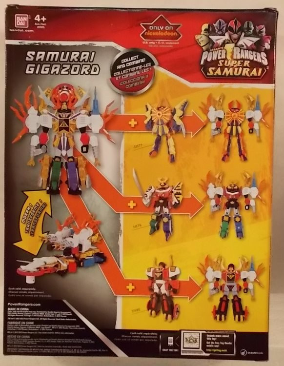 Power Rangers Super Samurai Gigazord Megazord Can Combine With Clawzord ...