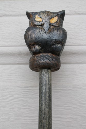 Owl Staff, Palisman, Owl House, Witch, Wizard Cosplay, Wood Hand Carved ...