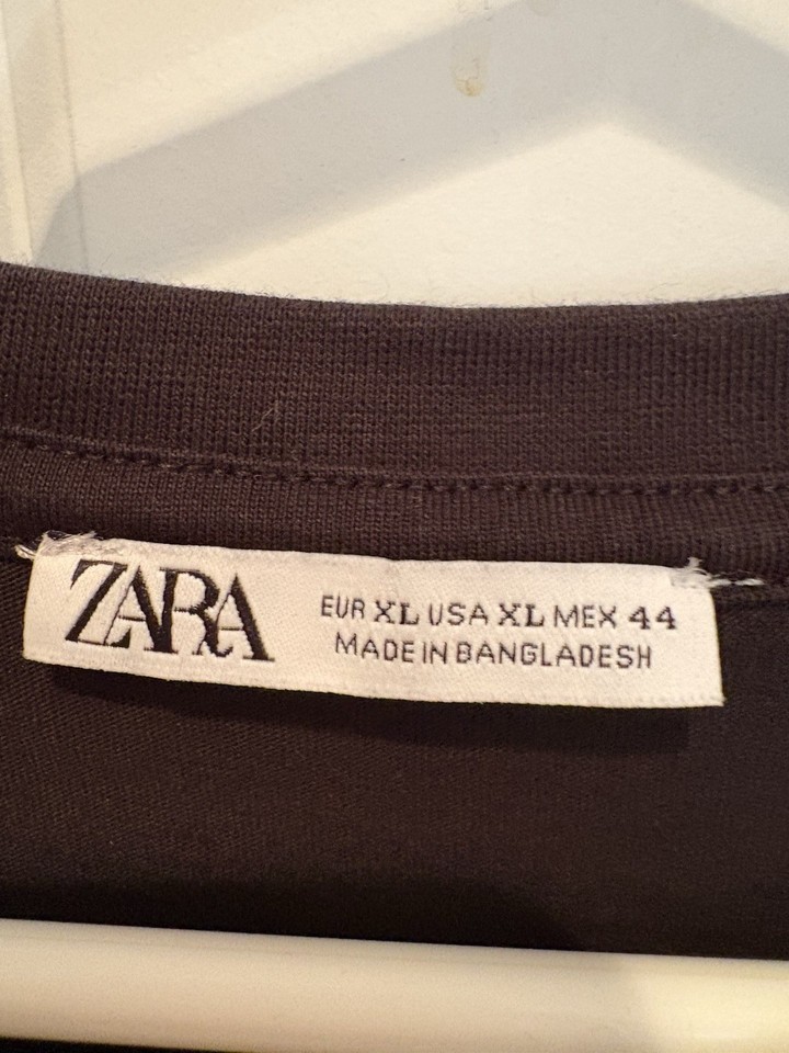 Zara Men’s Black T-shirt - Size XL - Preowned Great Condition | eBay