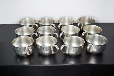 Oneida Silver Plate Punch Cups 1 Dozen (12) Mid-Century Vintage Nice ...