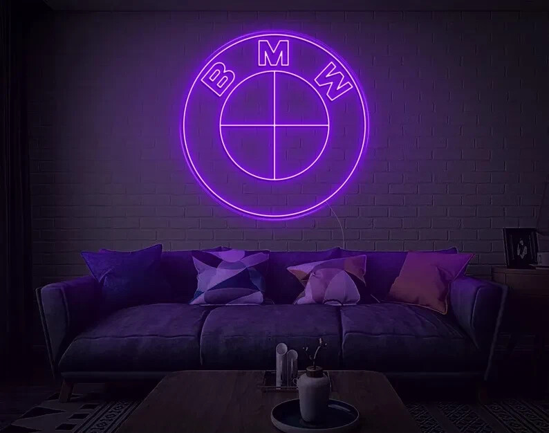 Bmw Logo Neon Sign, Bmw Neon Sign, Bmw Logo Neon Signage, Bmw M Neon ...