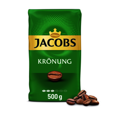 JACOBS KRONUNG WHOLE BEAN COFFEE - 500G / 17,5oz - VACUUM PACKAGING ...