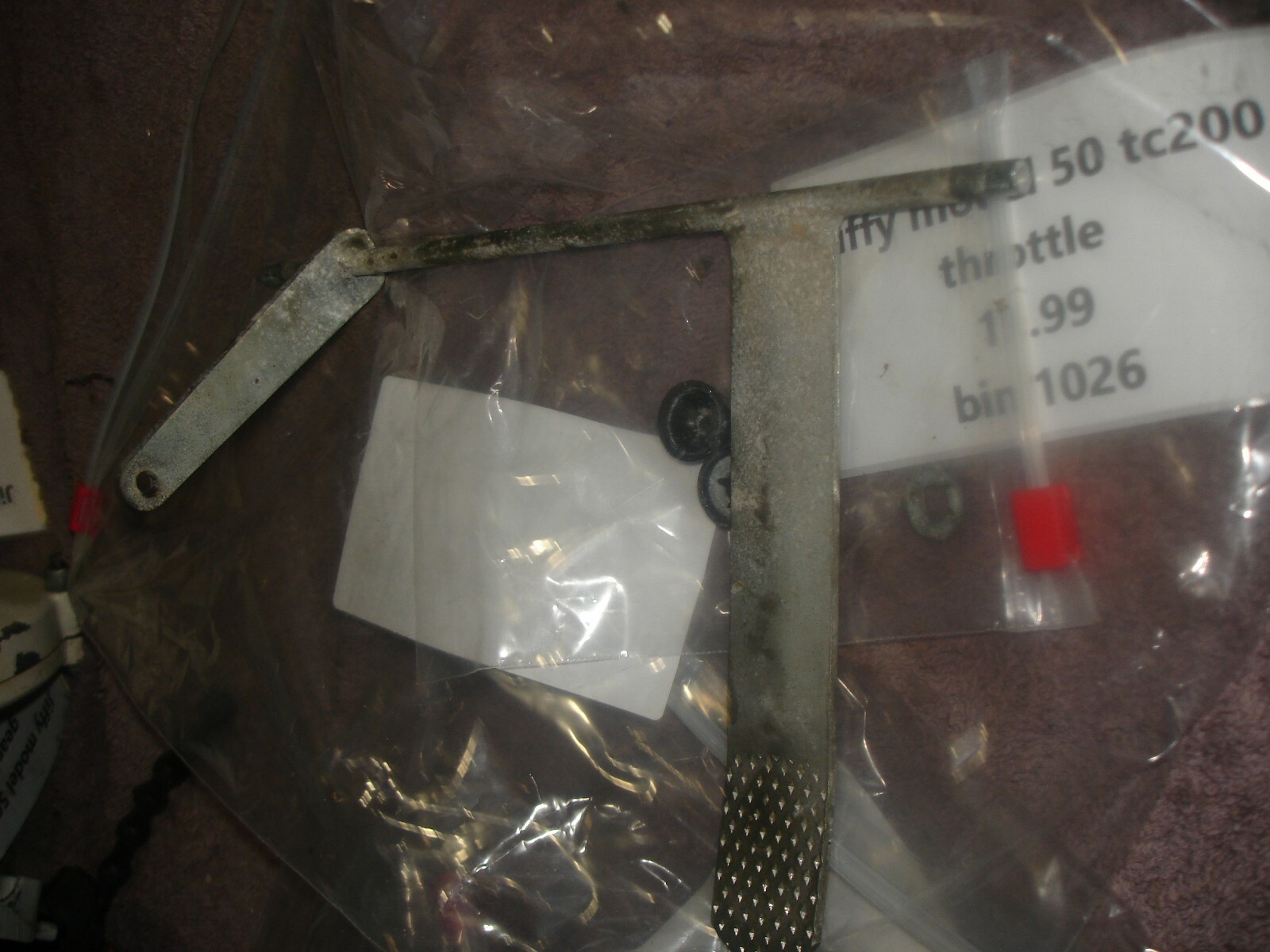 Jiffy Model 50 lite tc200 throttle ice auger part Bin 1026 | eBay