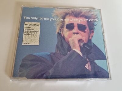 Pet Shop Boys - You Only Tell Me You Love Me When You're Drunk CD Maxi ...