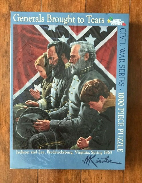 White Mountain Generals Brought to Tears Civil War Jigsaw Puzzle - 1000 ...
