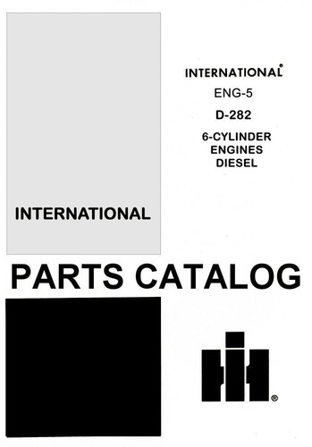 International TD-9 B 92 TD-9 D-282 D282 6 Cylinder Diesel Engine Parts ...