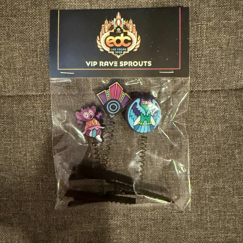 Electric Daisy Carnival Las Vegas 2025 Box Goodies Magnet VIP Lanyard ...