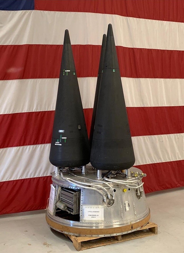 CNC Machined Aluminum Mini Minuteman lll Missile Mirv Warhead LGM-30G ...