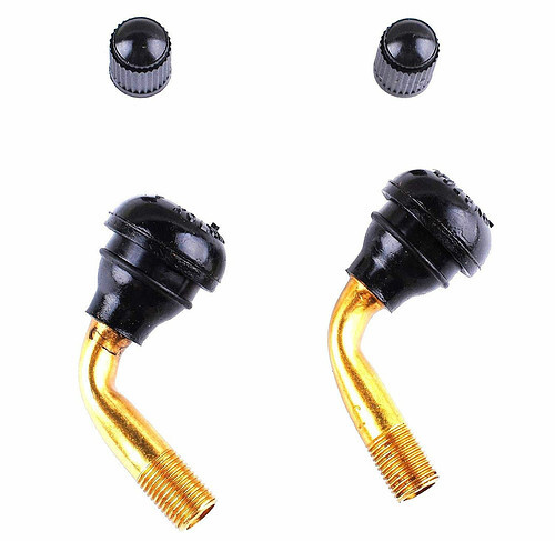 New Bent Valve Stem 90 Degree Angle for Moped Scooter Tubeless Tire PRO ...