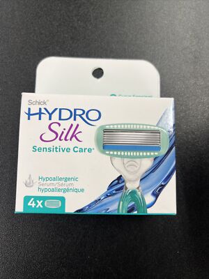 Schick Hydro Silk 5 Sensitive Care Razor Refill, 4 Count NEW | eBay