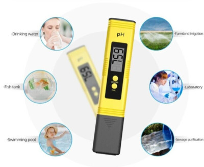 PH Meter LCD Digital Electric Tester Pen Water Hydroponics Test Kit ...