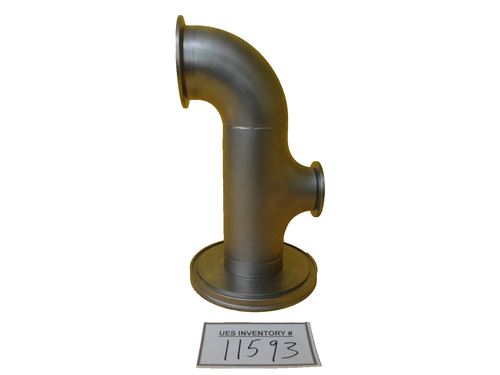 Edwards High Vacuum Adapter Elbow Tee ISO100 ISO-K to NW50 NW40 9.25 ...