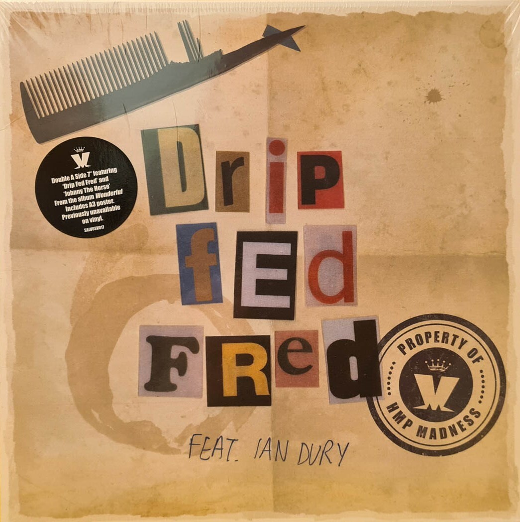 Madness Feat. Ian Dury Drip Fed Fred 7" Sealed RSD Ltd Single w Poster ...