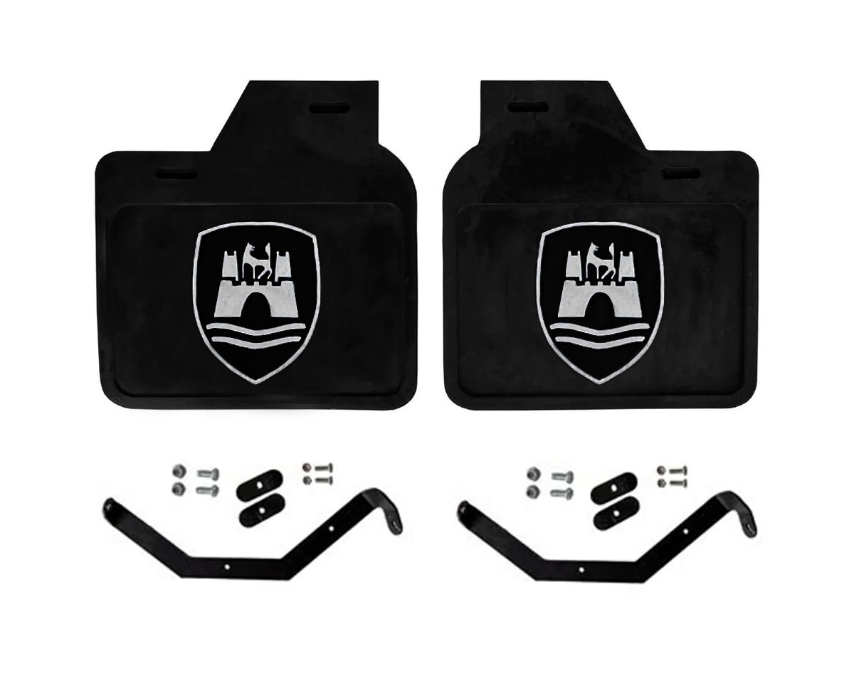 Mud Flaps With Wolfsburg Emblem Compitable with VW Beetle Models 1968 ...