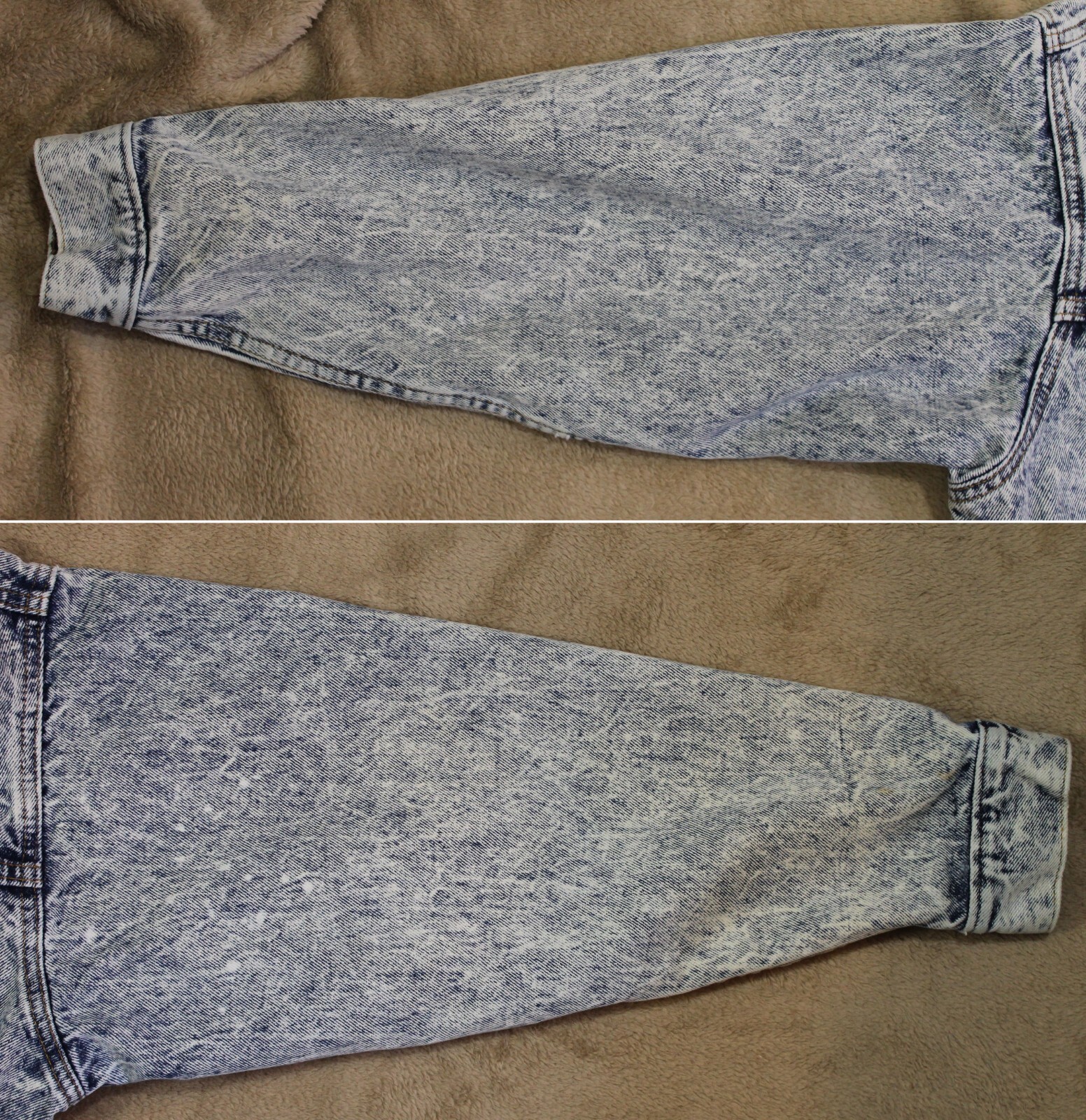 Vintage 1980s Levis Acid Wash Jacket Strange Haunting… - Gem