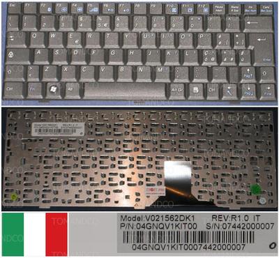 Tastiera qwerty Italiana Packard Bell Easynote BG45 BG46 V021562DK1 ...