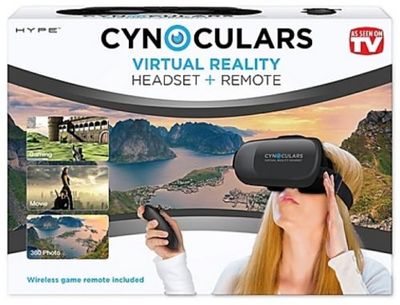 Cynoculars Virtual Reality Headset and Remote 3D Experience Device NEW ...