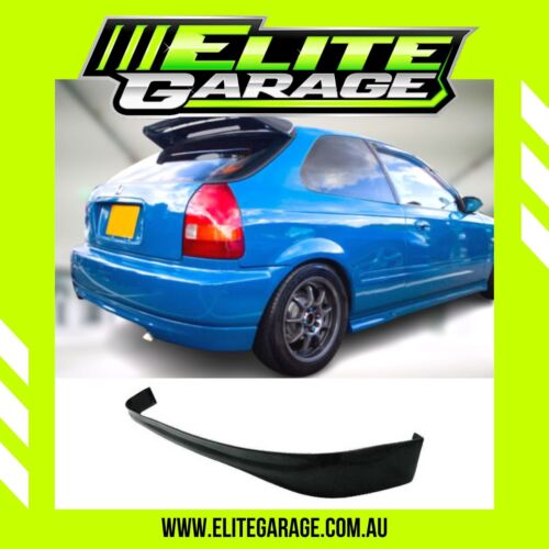 Fits Honda Civic EK Hatch - Type R Style Rear Bumper Lip (1996-2000 ...