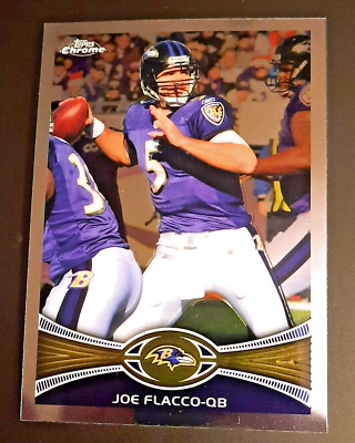 JOE FLACCO-2012 TOPPS CHROME 🏈 FOOTBALL CARD-BALTIMORE RAVENS-#165 | eBay