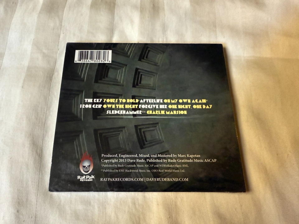 Dave Rude Band - The Key CD 2013 Rat Pak Records Tesla SEALED 80s Rock ...