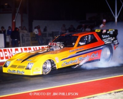 FUNNY CAR PHOTO NHRA DRAG RACING "CUSTOM BODY ENT." FUNNY CAR AT ...