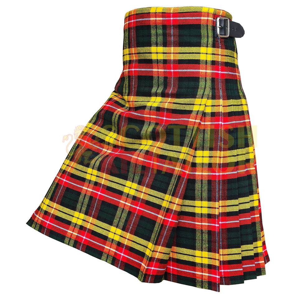 Scottish Handmade Traditional Buchanan Modern Tartan Kilt For Men ...