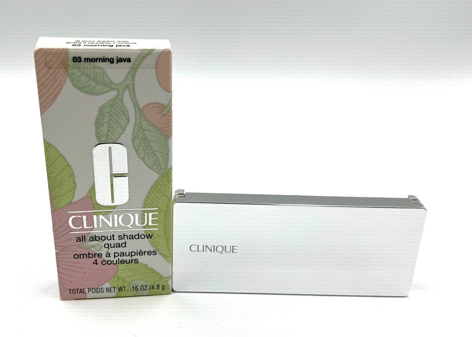 New in Box! Clinique All About Shadow Quad 03 Morning Java ~ 4.8g ...