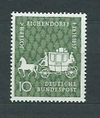 Germany Federal Post 1957 Yvert 151 ** MNH | eBay