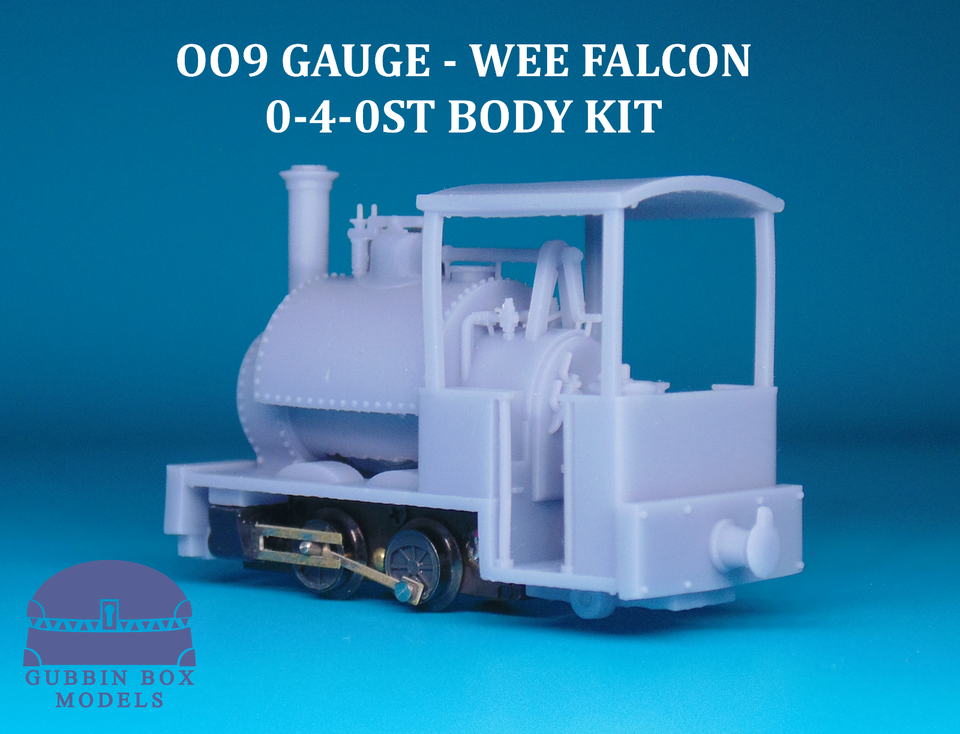 OO9 Gauge - Wee Falcon 0-4-2ST - Narrow Gauge Resin Body Kit - 3D ...