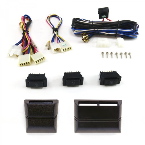12v Universal Top Quality Power Window Switch Kit with Wiring Harness ...