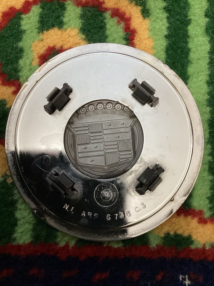 Cadillac Center wheel Hub Cap Emblem. NI ABS 6736 C.3 4pcs | eBay