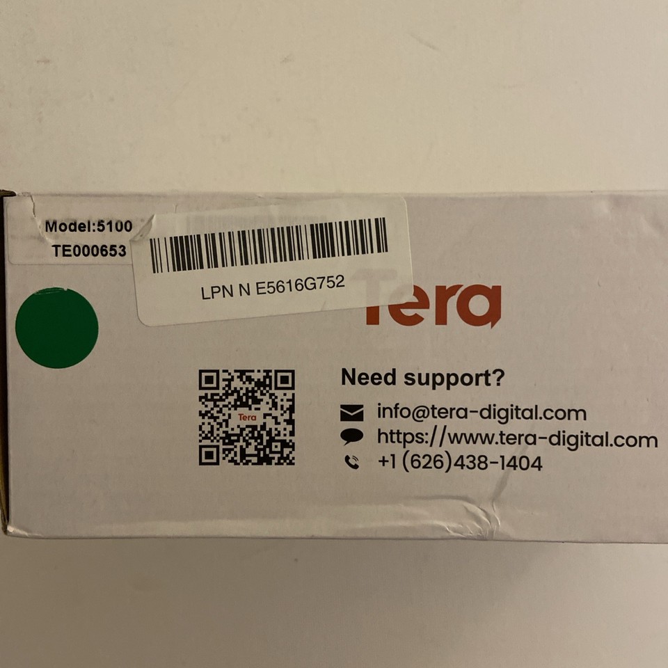 Tera Wireless Barcode Scanner Cordless Model 5100 1D/Laser USB 2.0 | eBay